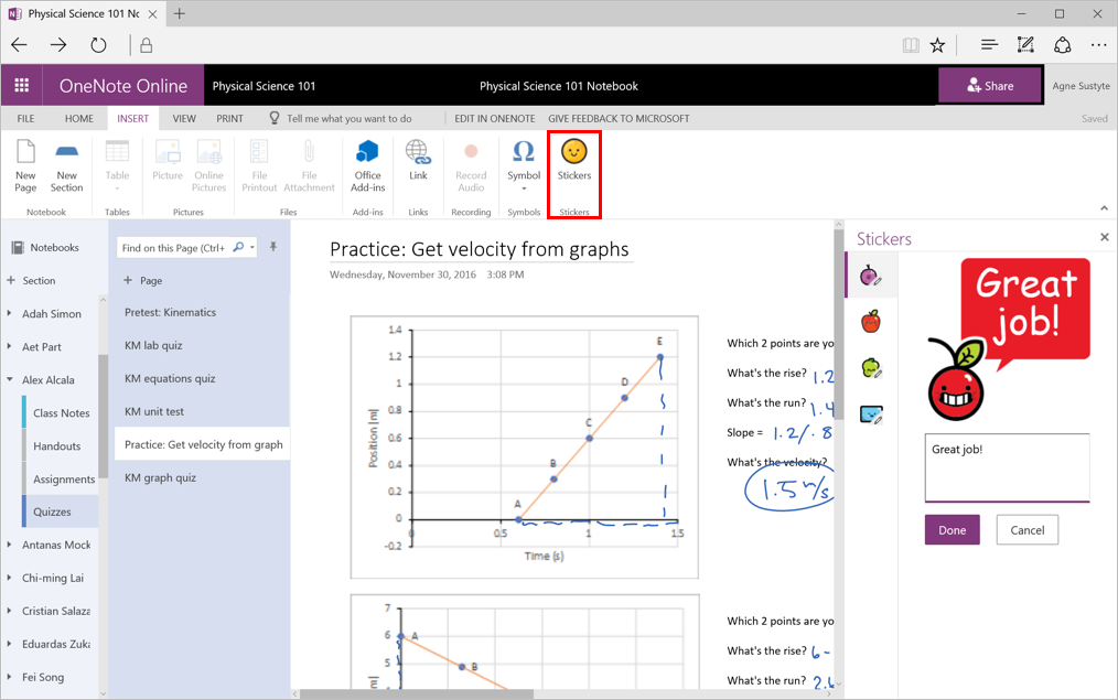 Updates for OneNote Class Notebook, Learning Tools and Office Lens—plus ...